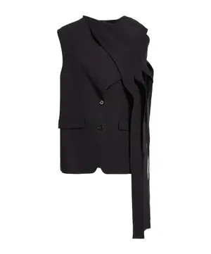 Burberry Solid-color Sleeveless Top - Black