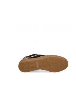 ALLSAINTS Thelma Cow Print Lace-up Sneakers - Brown