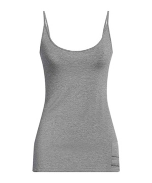 Burberry Solid Color Sleeveless T-shirt - Grey