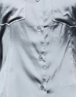 Jacquemus Solid-colored Satin Shirt