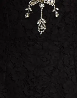 Dolce & Gabbana Lace Embellished Mini Dress