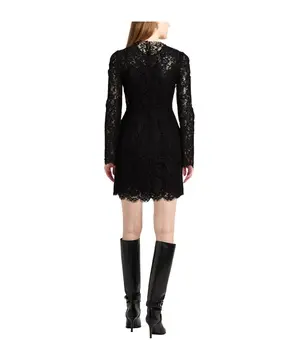 Dolce & Gabbana Lace Embellished Mini Dress