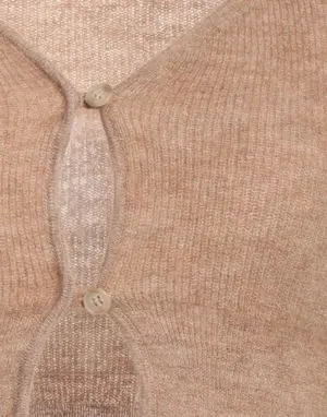 Jacquemus Solid-colored Cropped Knit Cardigan