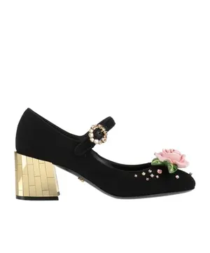 Dolce & Gabbana Embellished Mary Jane Pumps