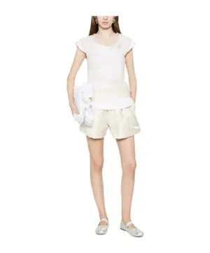 Simone Rocha Layered Lace-trim T-shirt