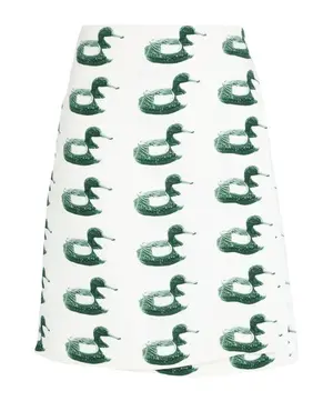 Burberry Printed Skirt