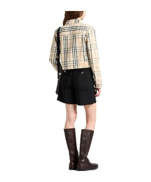 Burberry Classic Plaid Gabardine Jacket