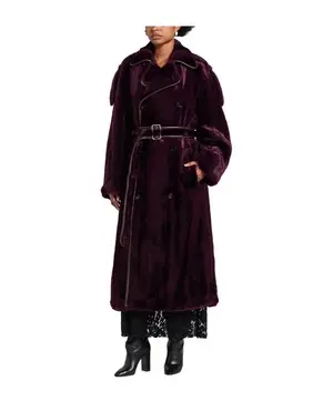 Burberry Teddy Long Coat