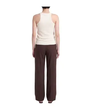 Max Mara Solid-colored Knitted Sleeveless Top