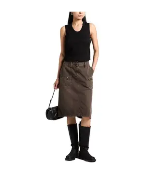 Dolce & Gabbana Twill Umbrella Skirt