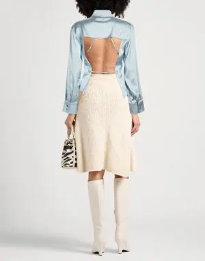 Jacquemus Solid-colored Satin Shirt