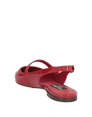 Dolce & Gabbana Patent Leather Slingback Flats