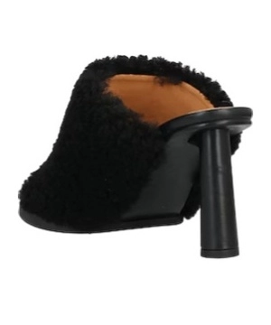 Jacquemus Minimalist Solid Color Slide Sandals - Black