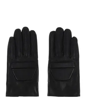 Yohji Yamamoto Leather Gloves - Black