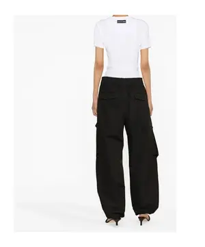 MARINE SERRE Logo Print Bodysuit
