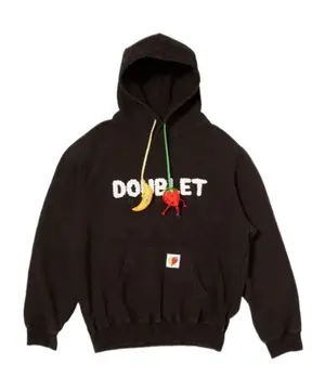 DOUBLET Appliqué Cotton Hoodie
