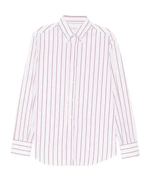 Brunello Cucinelli Striped Button-down Shirt - White