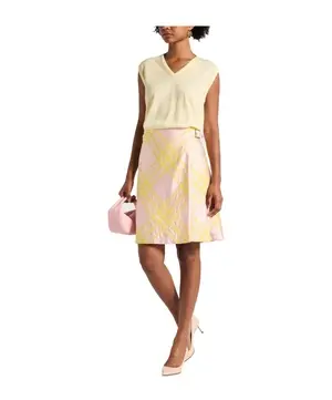 Burberry Two-tone Trumpet Skirt