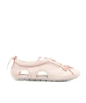Simone Rocha Cutout Ballerina Grip Sneakers - White