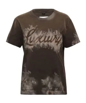 DOUBLET Luxury Mud Paint T-shirt - Black