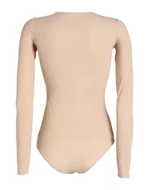 MAISON MARGIELA Solid Color Crew Neck Long Sleeve Top