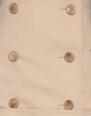 Burberry Solid-colored Wrap Skirt