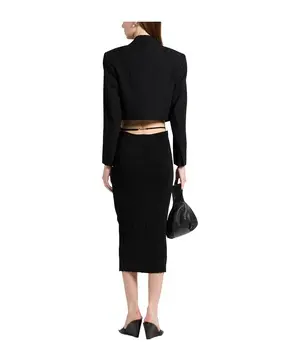 Jacquemus Ribbed Knit Midi Skirt