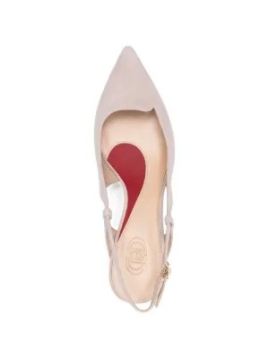 Liu Jo Pointed Slingback Pumps - Nude
