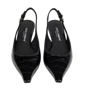 Dolce & Gabbana Crocodileembossed Highheels