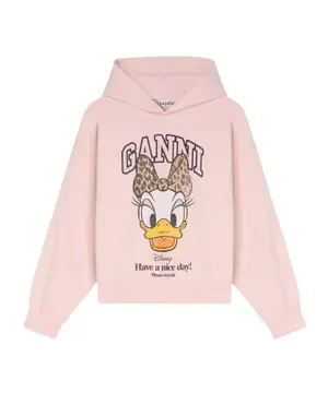 GANNI Cropped Hoodie