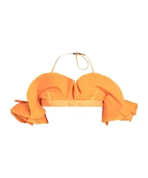 Jacquemus Cropped Top With Square Neck And Tie Detail