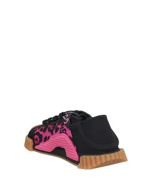 Dolce & Gabbana Color Block Leopard Print Sneakers