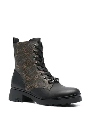 Liu Jo New Nancy Monogram-print Boots
