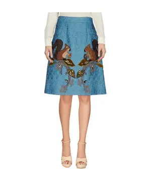 Dolce & Gabbana Textured Weave Midi Skirt