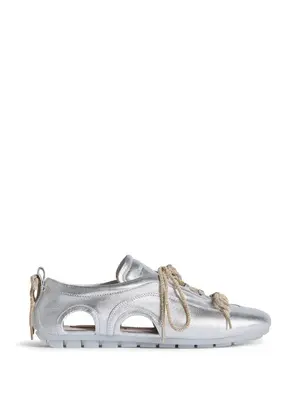 Simone Rocha Ballerina Grip Cut Out Detailed Lace-up Sneakers