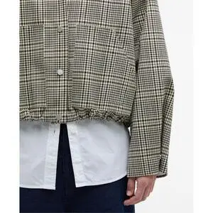 Barbour Plaid Cropped Jacket - No