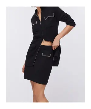 Liu Jo Appliqué-pocket Belted Cardigan