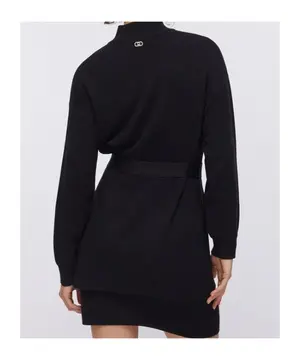 Liu Jo Appliqué-pocket Belted Cardigan