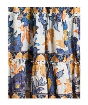 Farm Rio Bohemian Floral-print Voile Maxi Dress