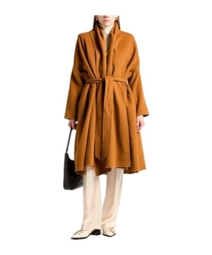 Dolce & Gabbana Belted Long Sleeve Overcoat