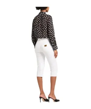 Dolce & Gabbana Cropped Tapered Denim Trousers