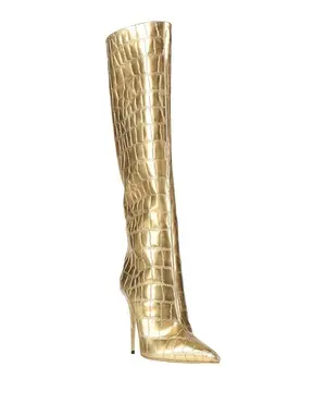 Dolce & Gabbana Solid Color Over-the-knee Boots