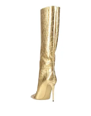 Dolce & Gabbana Solid Color Over-the-knee Boots