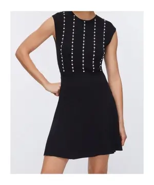 Liu Jo Embellishment Knit Mini Dress