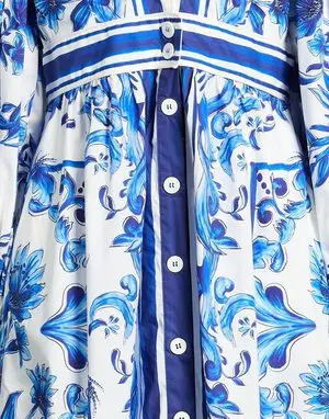 Farm Rio Floral Print Shirt Dress