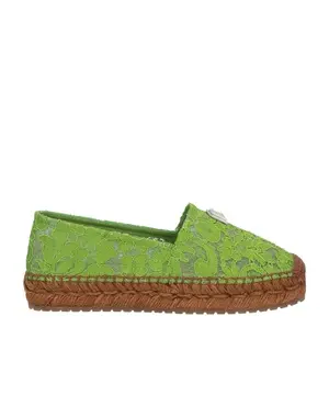 Dolce & Gabbana Lace Espadrilles - Green