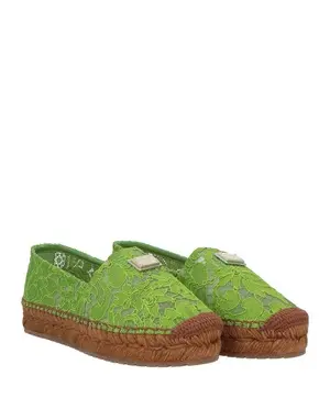 Dolce & Gabbana Lace Espadrilles - Green