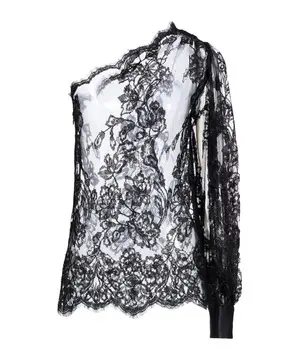 Dolce & Gabbana One-shoulder Lace Top