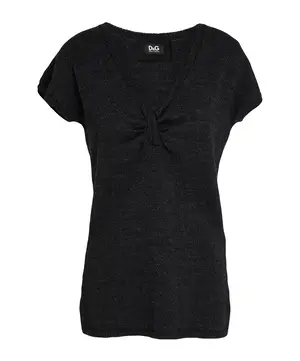 Dolce & Gabbana Solid Color Jumpers - Charcoal-grey