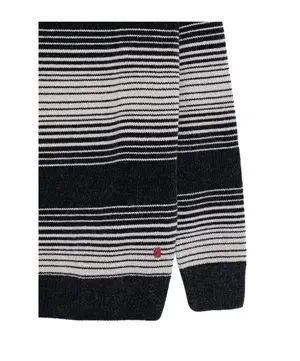 Liu Jo Striped Mock Neck Sweater